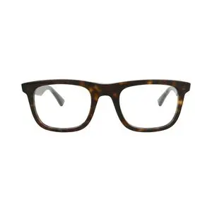 Bottega Veneta Square-frame Acetate Optical Frames 'havana Havana Transparent - Brown