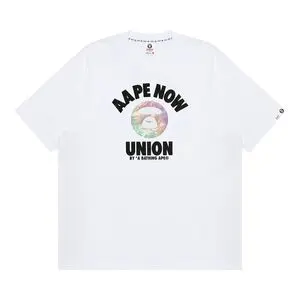 AAPE Moonface Printed Tee - White