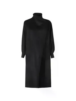Federica Tosi Balloon-sleeve Cashmere Coat - Black