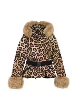 Goldbergh Jagger Leopard-print Ski Jacket - Neutrals