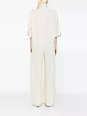 TESSITURA BODY COUTURE Short-sleeve Crystal-embellished Jumpsuit