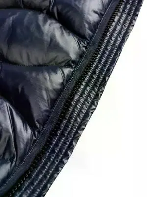 BLAUER. Quilted Logo-patch Gilet