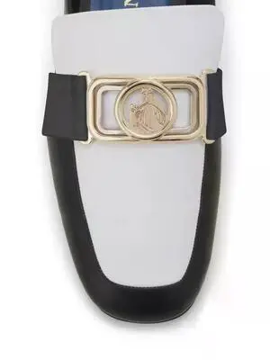 LANVIN Mother And Child Logo-plaque Loafers