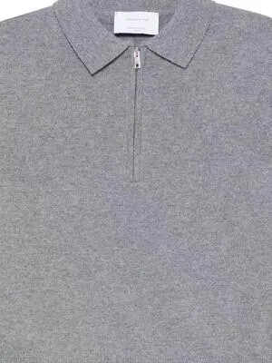 DANIELE FIESOLI Half-zip Short-sleeve Polo Top