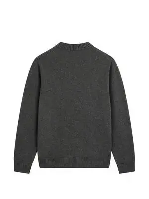BALLANTYNE Argyle-pattern Crew-neck Sweater