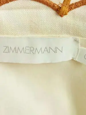 Zimmermann Aliane Scalloped Peplum Top