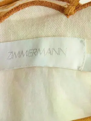Zimmermann Aliane Scalloped Peplum Top