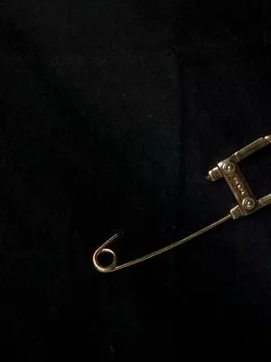 Prada Safety-pin Sleeveless Mini Dress