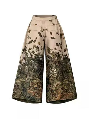 CO.GO Nature-print Palazzo Pants