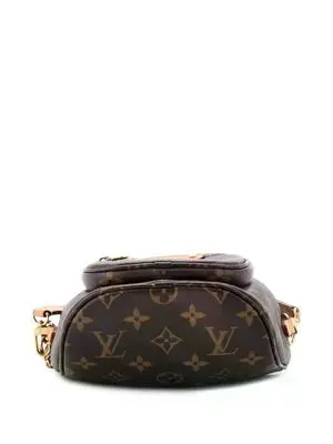 LOUIS VUITTON Bum Bag Monogram Canvas Mini Belt Bag - Brown