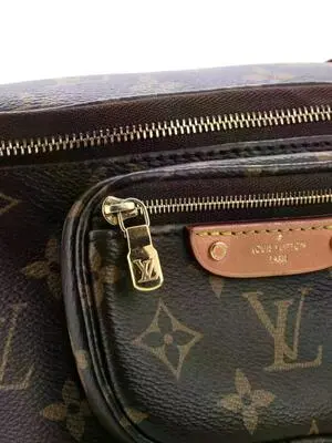 LOUIS VUITTON Bum Bag Monogram Canvas Mini Belt Bag - Brown