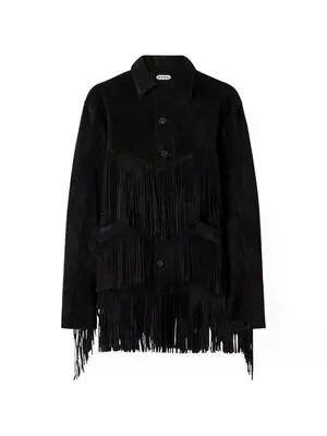 BODE Fringed Suede Jacket