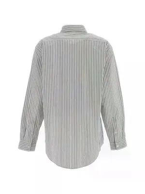 KHOKI Floral-print Patchwork-detail Shirt