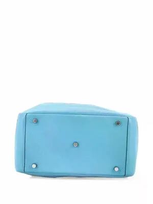 Hermès Lindy Bag Clemence 30 Shoulder Bag - Blue