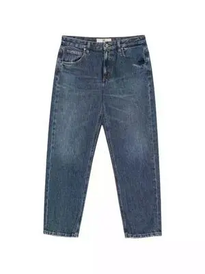 PT TORINO Faded Straight-leg Jeans - Blue