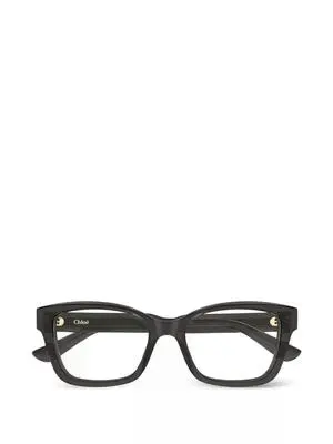 Chloé Logo-detail Glasses - Grey