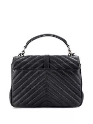 Saint Laurent Classic Monogram College Bag Matelasse Chevron Leather Medium Crossbody Bag