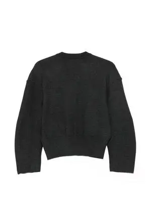 AMOMENTO Concealed-fastening Drop-shoulder Cardigan