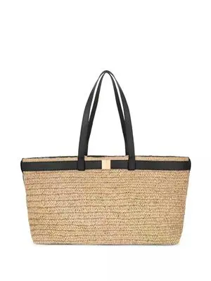 APATCHY LONDON Esme Leather-trim Tote Bag - Black