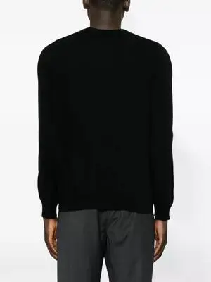 AMARANTO Crew-neck Long-sleeve Sweater