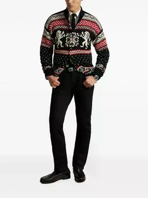 Polo Ralph Lauren Fair Isle Intarsia-knit Cardigan