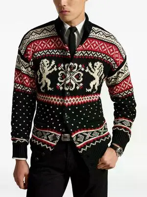 Polo Ralph Lauren Fair Isle Intarsia-knit Cardigan