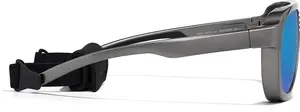 Zenni Aviator Glasses W/ Strap Plastic Full Rim Frame - Gray