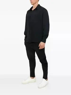 TESSITURA BODY COUTURE Button-fastening Long-sleeve Shirt - Black