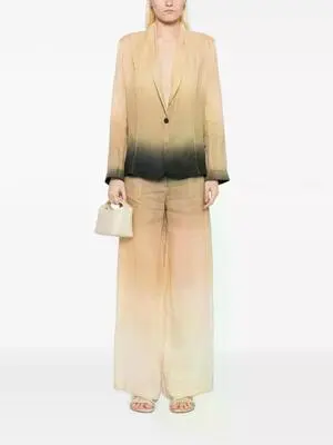 TESSITURA Gradient Semi-sheer Blazer