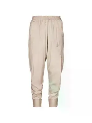 TESSITURA BODY COUTURE Low-crotch Tapered Trousers - Silver