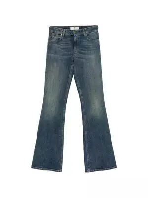 PT TORINO Faded-effect Flared Jeans