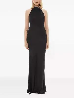 TESSITURA Halterneck Maxi Dress