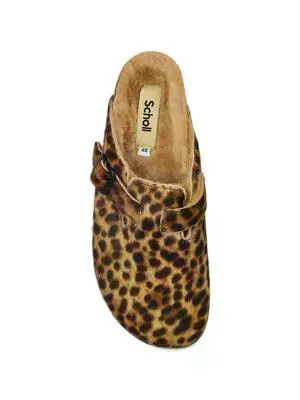 DR. SCHOLL'S SHOES Fae Leopard-print Mules