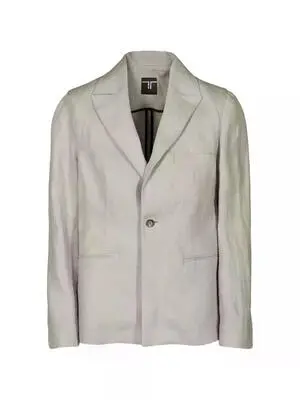 TESSITURA Single-breasted Blazer - Grey