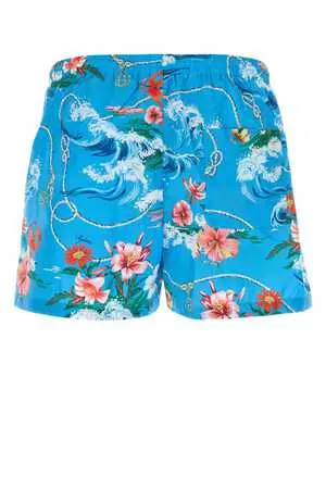 Gucci Printed Polyester Swimming Shorts
