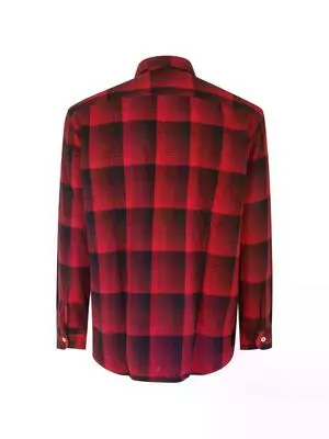 Edwin Work Check-pattern Flannel Shirt