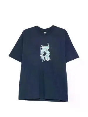 StÜssy Graphic-print T-shirt - Blue