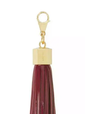 LANVIN Leather Pompom Bag Charm