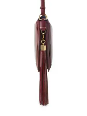 LANVIN Leather Pompom Bag Charm