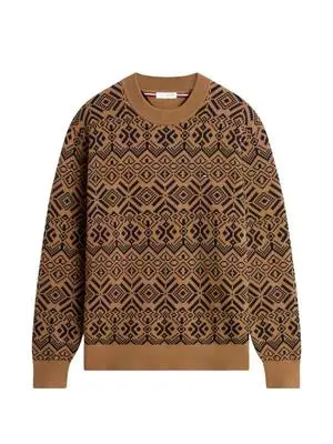 Tommy Hilfiger Intarsia-knit Sweater - Brown