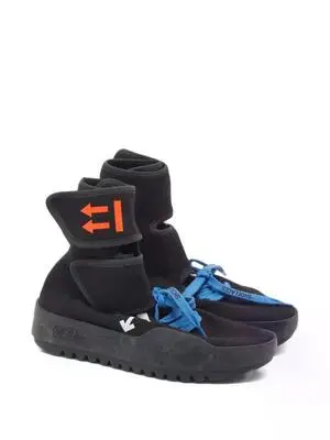 Off-White Moto Wrap Touch-strap High-top Sneakers
