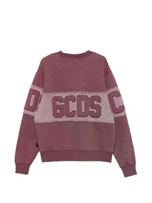 Gcds Logo-appliqué Raw-edge Sweater
