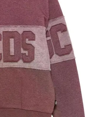 Gcds Logo-appliqué Raw-edge Sweater