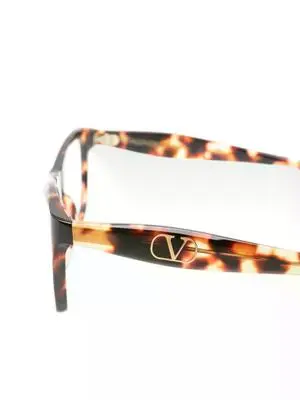 Valentino Garavani Vlogo Signature Rectangle-frame Glasses