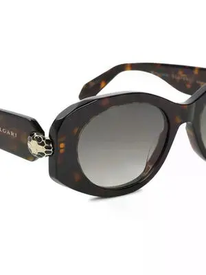 BVLGARI Serpenti Geometric-frame Sunglasses
