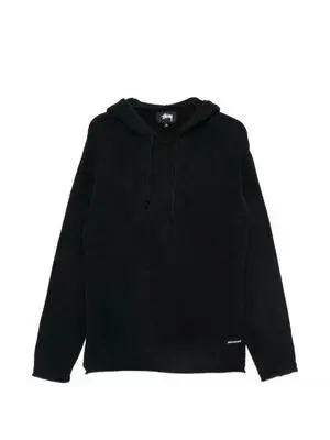 StÜssy Logo-patch Hoodie - Black