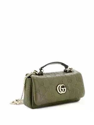 Gucci Gg Milano Top Handle Bag Guccissima Leather Mini Shoulder Bag