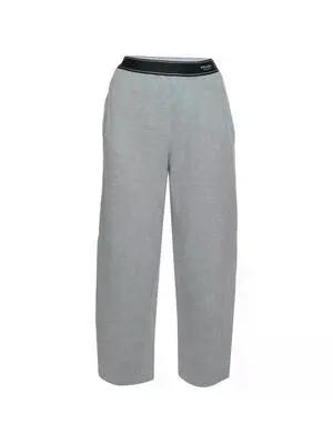 Prada Logo Band Wide-leg Track-pants