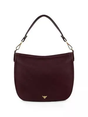 APATCHY LONDON Rosie Leather Bucket Bag - Red