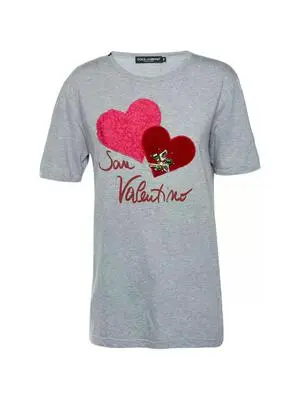 Dolce & Gabbana San Valentino Heart Patch T-shirt